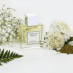 Vera Wang Embrace Green Tea + Pear Blossom Body Mist + Eau de Parfum Gift Set, Notes of Earthiness, Peony, and Sandalwood, Women's Fragrance, Long Lasting, Everyday Fragrance