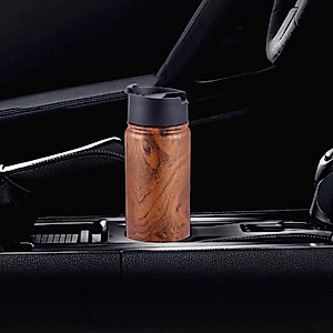 Sivaphe Tea Infuser Bottle With Removable Loose Leaf Tea Strainer, 18/8 Stainless Steel Insulated Travel Tea Tumbler Festival Gift(Wood Grain)