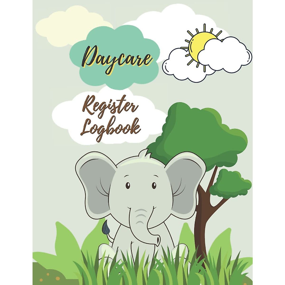 Daycare Register Logbook: 2080 Entries Daycare In-Out Logbook, Sign In-Out Childcare Register Log Book, Parents Attendance Register Record Book, Day Care Sign In-Out Sheets