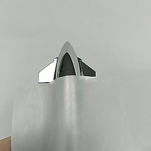 BiKiBao SpaceX Starship Rocket Model with Metallic Texturel - Launcher Tesla Toy Heavy Falcon 9 Dragon Creative Desktop Ornament, Aircraft Toy, Ideal Gift for Kids for Space NASA Lover