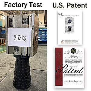 Hesanzol 3rd Gen Portable Telescopic Stool with Mobile Charger, Indoor/Gardening/Outdoor Camping Retractable Stool Built-in Phone Charger for iPhone Android Load Capacity 400lbs