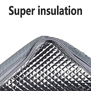 musbus insulated trunk organizer car cooler bag 4 packs XL-Large Insulated Grocery shopping bags, Reusable grey zipped zipper,Collapsible,tote,cooler,groceries,Recycled Material Warm Foldable