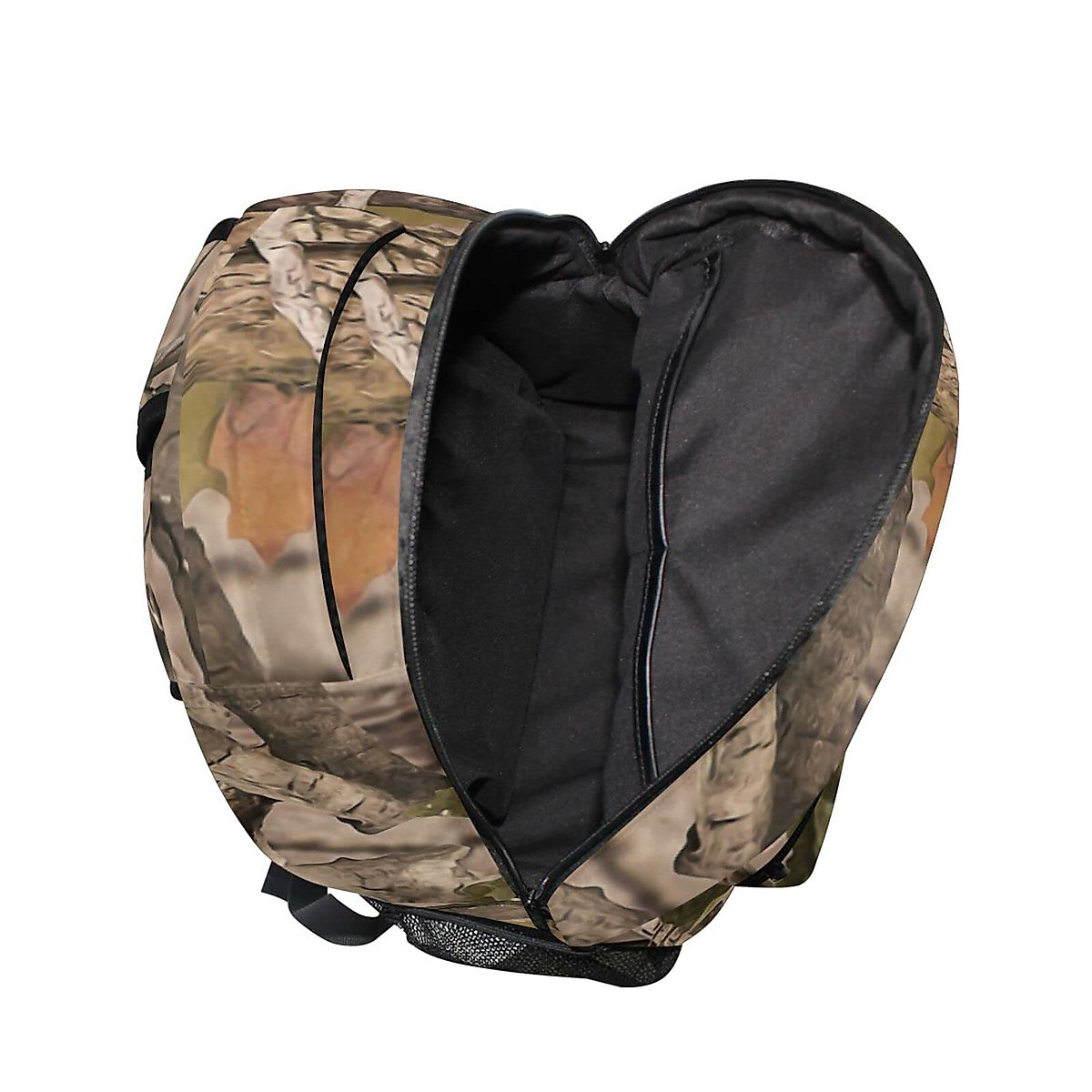 Krafig Forest Camouflage Boys Girls Kids School Camo Backpacks Bookbag, Elementary School Bag Travel Backpack Daypack