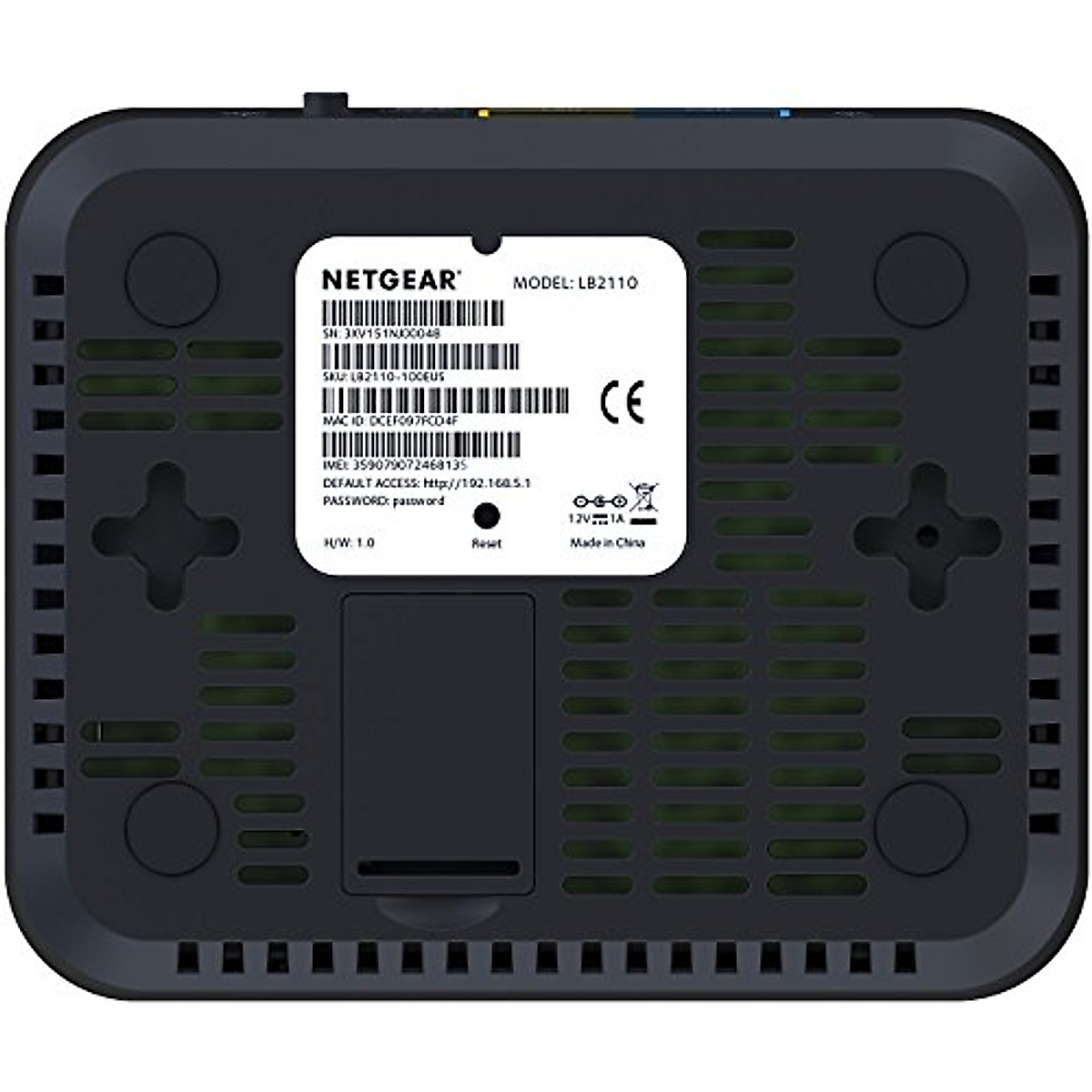 NETGEAR 4G LTE Broadband Modem - Use LTE as Backup Internet Connection, Unlocked, Works with Any Mobile Network Provider (LB2120)