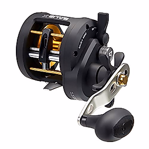 Piscifun Salis X 3000 Baitcasting Fishing Reel, Round Level Wind Trolling Reel with 6.2:1 Gear Ratio, 37Lbs Max Drag, Durable Stainless-Steel Bearing for Inshore Saltwater Fishing, Left Hand Retrieve