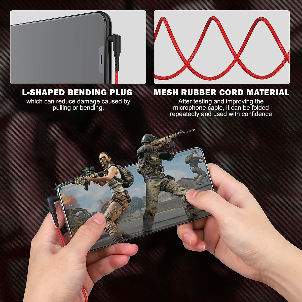 BlueFire 3.5 MM Gaming Headphone Wired Gaming Earphone Noise Cancelling Stereo Bass E-Sport Earphone with Adjustable Mic for PS4, Xbox One, Laptop, Cellphone, PC (Red)