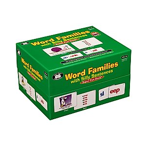 Super Duper Publications | Word Families with Silly Sentences Fun Deck Flash Cards | Educational Learning Resource for Children