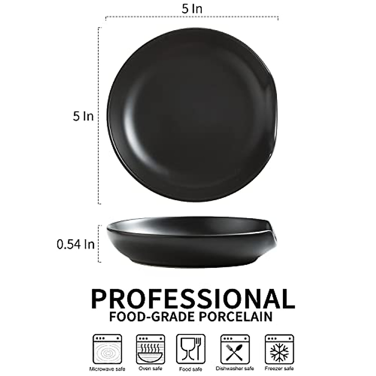 Spoon Rest Spoon Holder For Stove Top Ceramic Stove Spoon Holder For Kitchen Counter Spatula Holder Utensil Rest, Dark Black