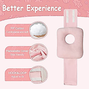 G Tube Tummy Time Pillow Feeding Tube Belt Pads Adjustable Nursing Pillow with a Hole for Supporting Babies Infant Children Kids Protecting Button