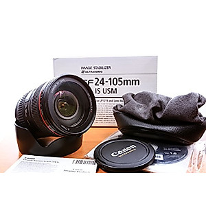 Canon EF 24-105mm f/4 L is USM Lens for Canon EOS SLR Cameras - White Box (Bulk Packaging)