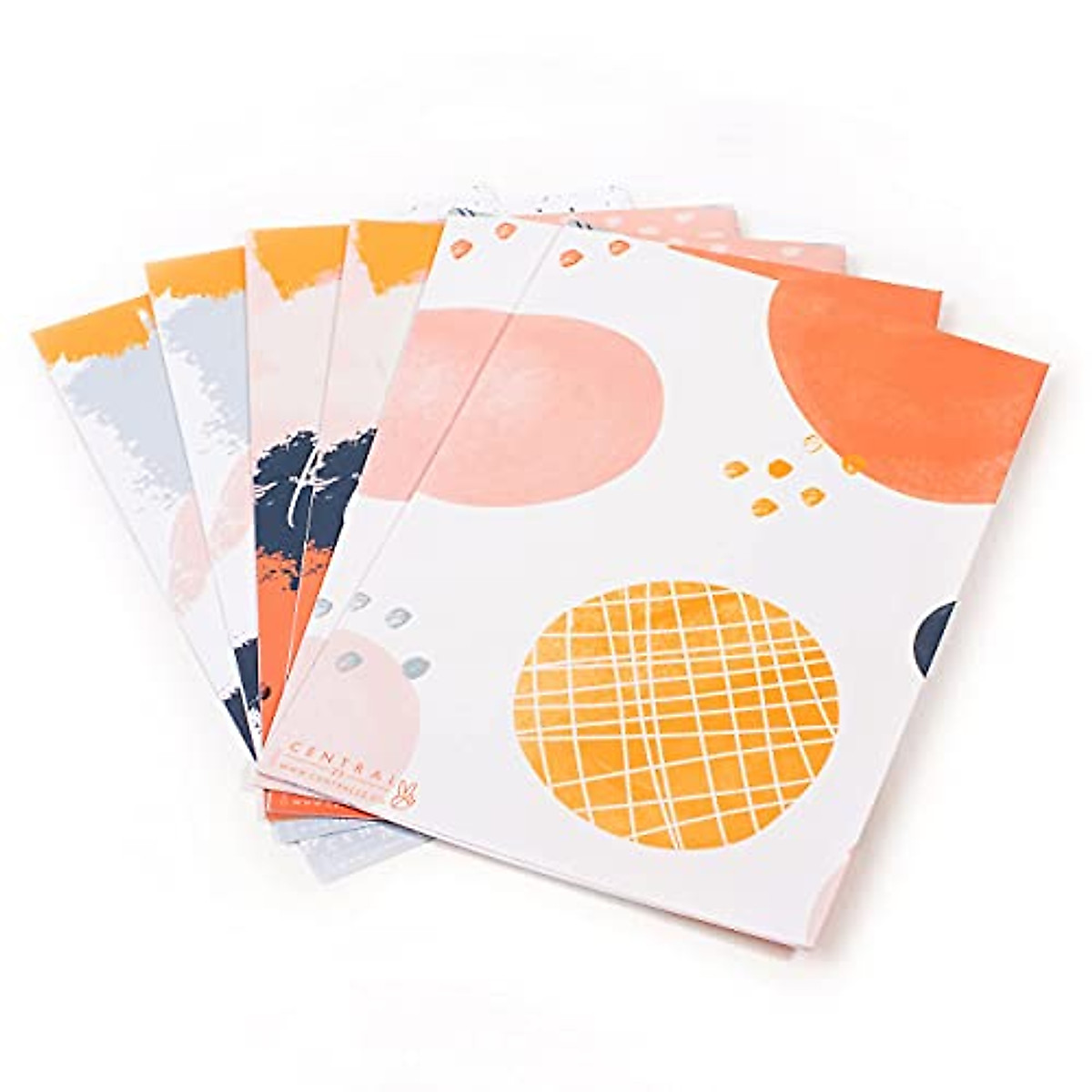 CENTRAL 23 Wrapping Paper - Multipack (x6) Sheets of Gift Wrap with Tags - Pastel Pink and Blue - For Men and Women - Recyclable