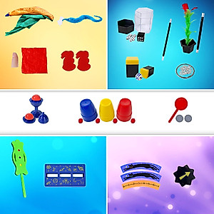 Heyzeibo Magic Set - Magic Tricks Kit With Step-By-Step Instructions for Kids Ages 6-12 - Magic Toy Gifts for Girls and Boys Beginners