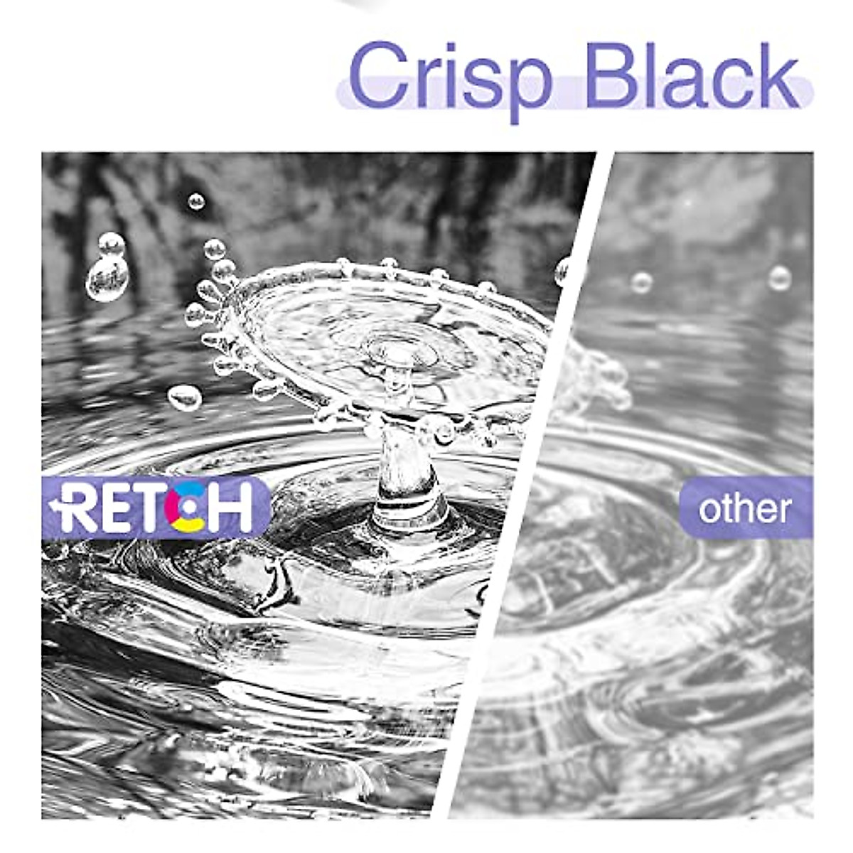 RETCH Compatible Toner Cartridge CF248A 48A 2 Black Replacement to use with HP CF248A 48A for MFP M28W M28A M29A M29W Pro M15W M15A M16a M16w CF248A Laser Printer (2 Pack)