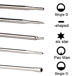 Hipa (Pack of 10 Carburetor Adjustment Tool with Carburetor Cleaning Brush Needle for Common 2 Cycle Small Engine Echo STHIL Poulan Husqvarna MTD Ryobi Homelite Trimmer Weed Eater Chainsaw