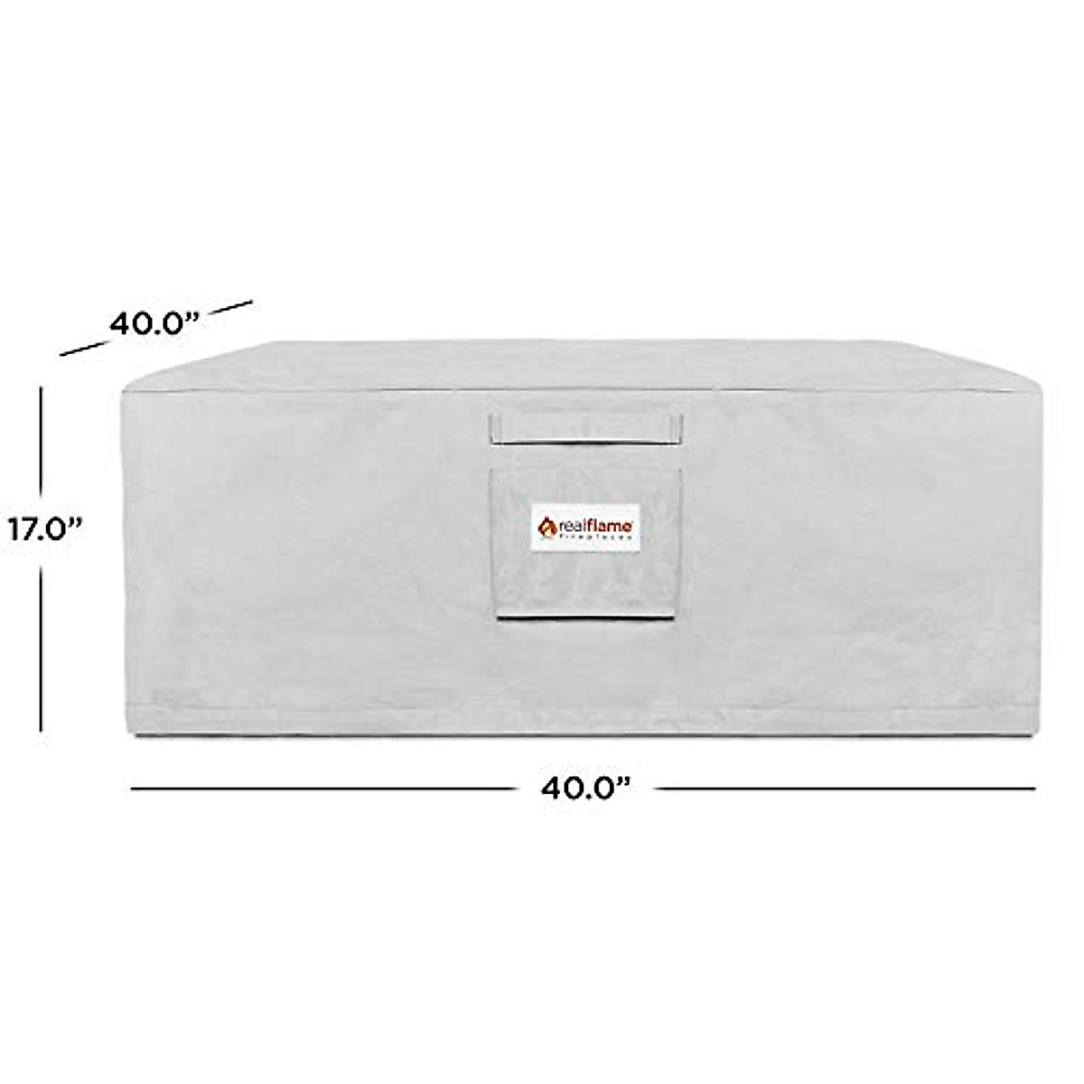 Real Flame A11811 fire-Pit-Covers, Light Gray
