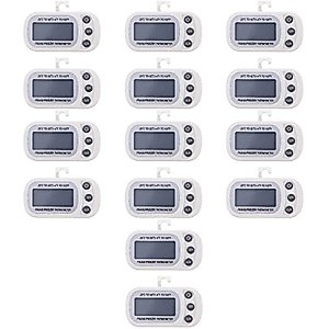 SOLUSTRE Portable Refrigerator Portable Refrigerator 4pcs Refrigerator Fridge Digital Freezer Room, Max/Min Record Function Large LCD Screen for Home Kitchen Portable Freezer Portable Freezer