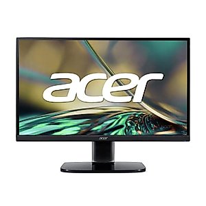 Acer KA222Q Abi 21.5" Full HD (1920 x 1080) VA Zero-Frame Monitor | 75Hz Refresh Rate | 1ms VRB | AMD FreeSync | for Work or Home | VESA and Tilt Compatible 1 x HDMI Port 1.4 & 1 x VGA Port