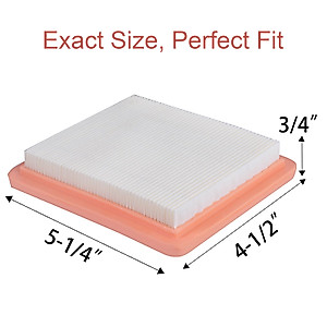 Ceukius 3 Pack 17211-Z8B-901 Air Filter for Honda GCV160LAO GCV190LA Engines, Fits Honda Harmony II HRR216 HRS216 HRN216 HRX217 Series Walk Behind Lawn Mower