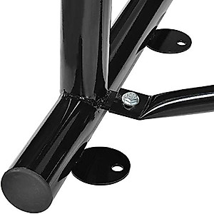 Global Industrial 72" L Expanded Metal Mesh Bench w/Back Rest, Black