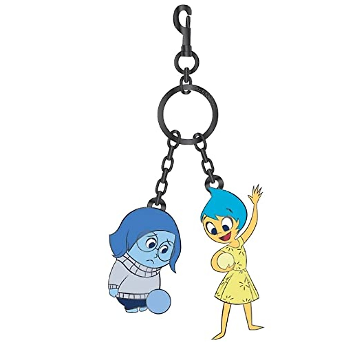 Loungefly Disney Inside Out Joy & Sadness Keychain