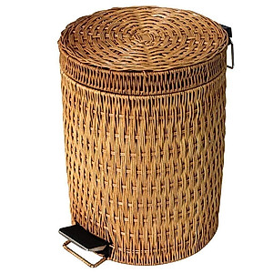 FENGRONG Garbage storage Trash Can Garbage Can Trash Can, With Lid Home Living Room Bedroom Kitchen Waste Bin Bathroom Wastebasket Universal trash can (Size : 3L/18.5 * 26CM)