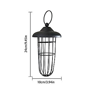 POPETPOP Suet Ball Feeder Metal Bird Feeder - Parrot Tube Feeder Fruit Vegetable Holder Seed Feeder for Parakeet Cockatiel Conure Finch Canary Cage Food Basket Tool