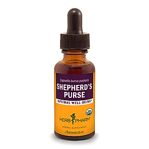 Herb Pharm Certified Organic Shepherd's Purse Liquid Extract, 1 Oz
