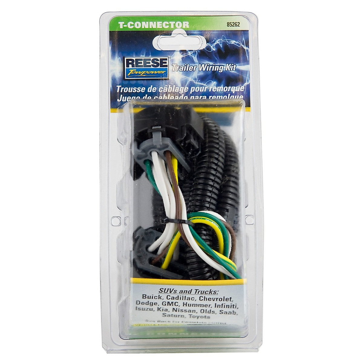 Reese Towpower 85262 Replacement OEM Tow Package Wiring Harness , Black