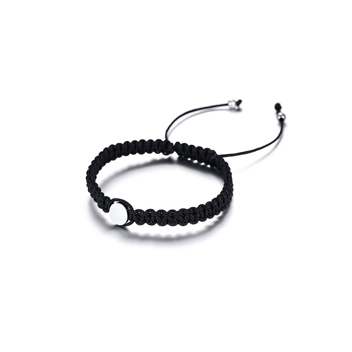 MEALGUET 1-5 Pcs Personalized Alphabet Initial Bracelet Simple Handmade Braided Macrame Bracelet Friendship bracelet Couple Bracelet BFF Gift Customized Gift, gift Idea for Him Her