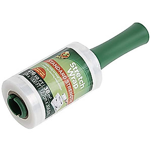 Duck Brand Stretch Wrap Roll, Clear, 5 inches by 1000 feet, 1 pack, 285849 , White