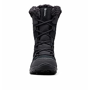 Columbia Women's Ice Maiden II Snow Boot, Black/Columbia Grey, 9.5 M US