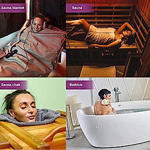 SilkFun 50 Pieces Disposable Plastic Sheeting for Body Wrap Used Inside a Far Infrared Sauna Blanket，Sauna Bag (83×47 inch)