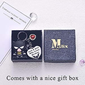 B*tman Merchandise Keychain Superhero Gifts For Teen Girls Daughter Women Birthday Gift Keychains