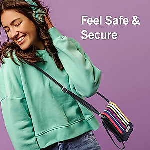 Nautica Catalina RFID Women’s Crossbody Bag, Vegan Leather Compact Cell Phone Shoulder Travel Purse Holder, Indigo