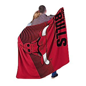 NORTHWEST NBA Chicago Bulls 60" x 80" Raschel Throw Blanket