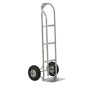 Vestil - SPHT-500S Steel Hand Truck with P Handle, Pneumatic Wheels, 500 lbs Load Capacity, 52" Height, 21" Width X 18" Depth