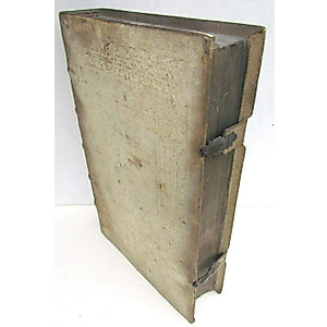 1694 BLIND-STAMPED PIGSKIN OVER WOODEN BOARDS FOLIO ANNALES ECCLESIASTICI