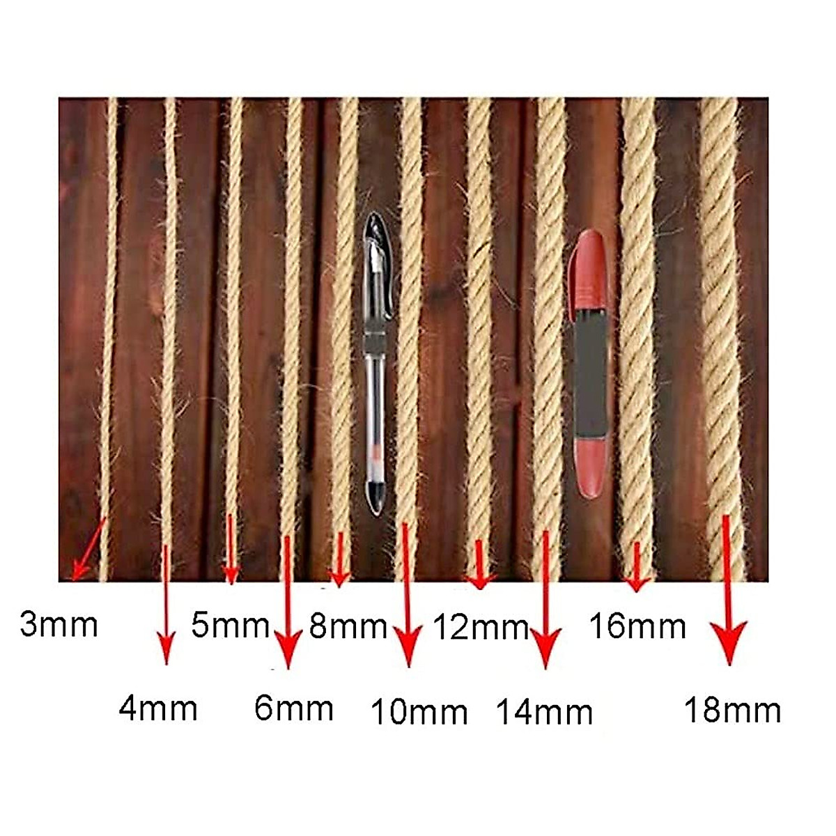 Mesh Stair Gate, Child Pet Cat Anti-Fall Net, Jute Hemp Netting, Ceiling Decoration Background Wall Decorative Hemp Rope, Safety Net for Outdoor Railing Child Protective Netting Rope Netting