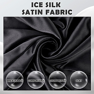 Ladiery Silky Satin Shawls and Wraps for Women Evening Dress, Lightweight Long Bridal Elegant Bright Wedding Stole