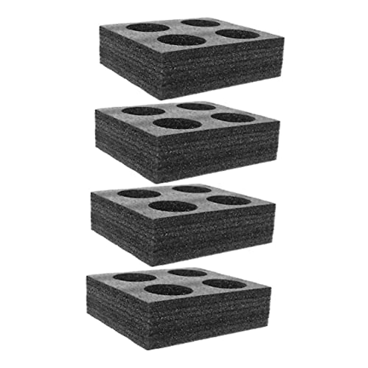 CIYODO 4pcs 4 Hole Cup Holder Car Gadgets Accesorios Auto Car Accessory Coffee Mug Hanger Coffee Cup Rack Outdoor Cup Tray Beverage Takeout Accessory Cup Fixing Holder Packing Trays Shelf