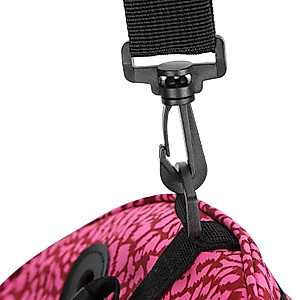 XHTLLO Crochet Bag, Cylindrical Knitting Bag Yarn Storage Organizer, Portable Yarn Organizer Crochet Bag with Detachable Carrying Strap, Crochet Supplies Gift