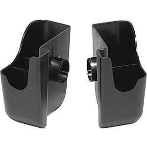 San Jamar Dome Garnish Caddies Attachable Trays for Kitchen, Bar, and Restaurants, Plastic, 5.25 Inches, Black