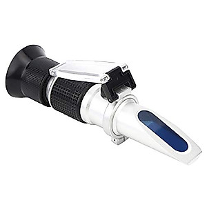 Refractometer Concentration Meter, Handheld Refractometer Hydrometer, 0 to 90% Sugar Test Tool for Most Liquid Sugar Test