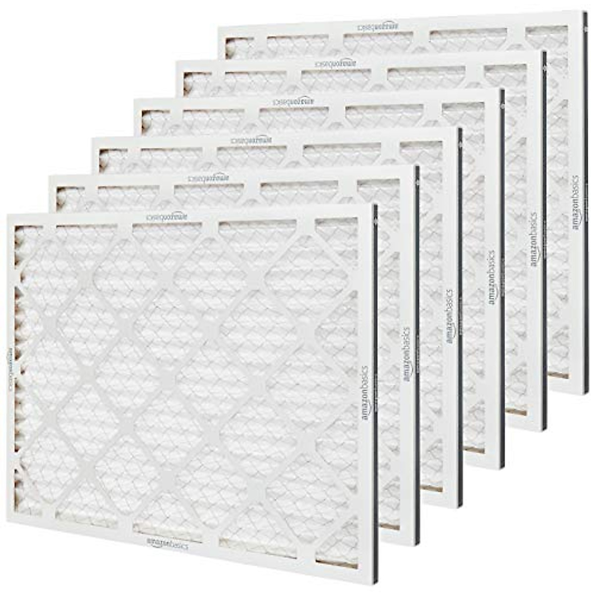 Amazon Basics Merv 8 AC Furnace Air Filter - 20'' x 25'' x 1'', 6-Pack