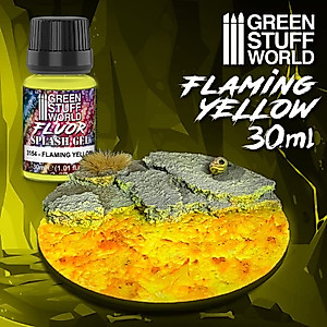 Green Stuff World Splash Gel for Models, Miniatures, Dioramas (Flaming Yellow 3154)