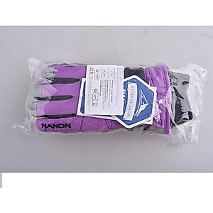 TRIWONDER Ski Gloves Kids Cold Weather Winter Warm Gloves Windproof Thermal Fleece Outdoor Snowboard Snow Gloves Mittens for Boys Girls Children (Purple, S (6-7 Years Old))