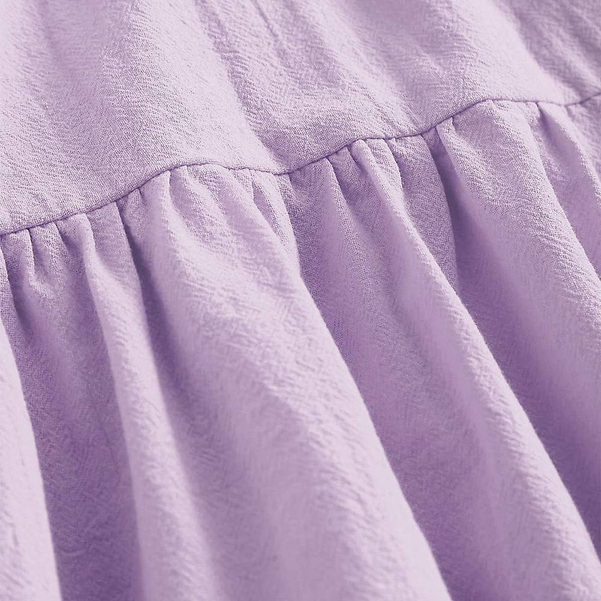 ZAFUL Women's Casual V Neck Summer Mini Dress Spaghetti Strap A-Line Short Dresses Backless Solid Color Sundress (A-f Purple,L)