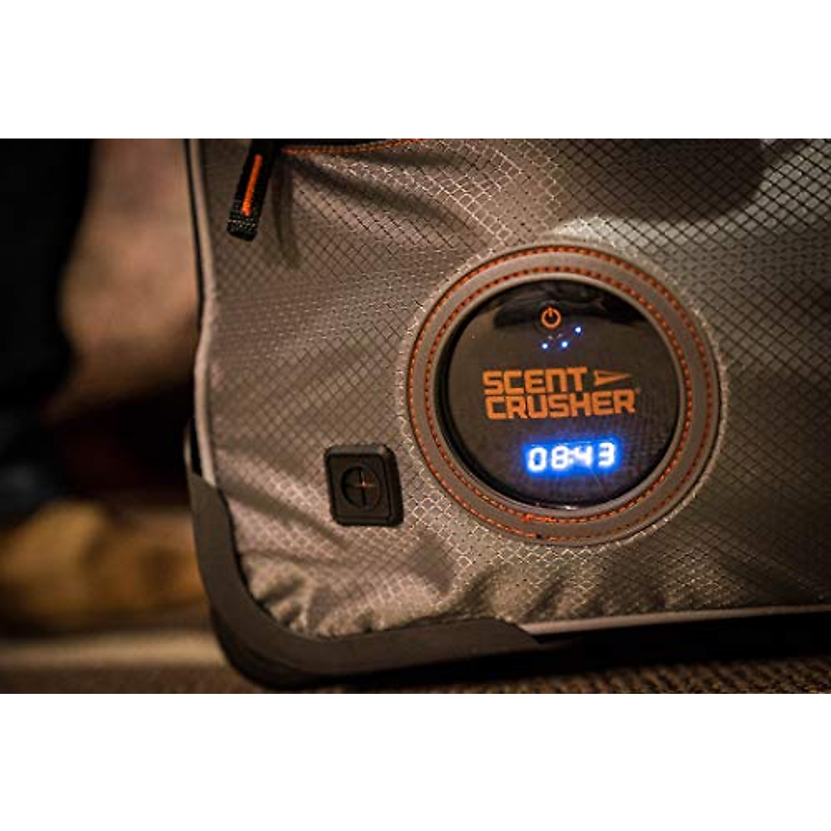 Scent Crusher Halo Series Covert Closet - Roller Bag Converts to Portable Closet, Includes The Halo Battery-Operated Generator to Remove Odors on Hunting Gear and Equipment