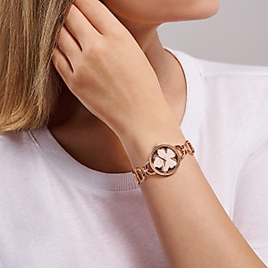 Ted Baker Ladies Stainless Steel Rose Gold Chain Bracelet Watch (Model: BKPLIS3019I)