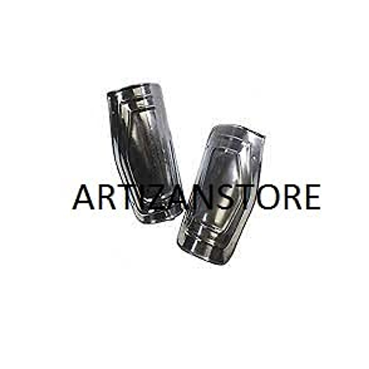 ARTIZANSTORE Medieval Mens Steel Costume Arm Guards One Size Fits Most Silver